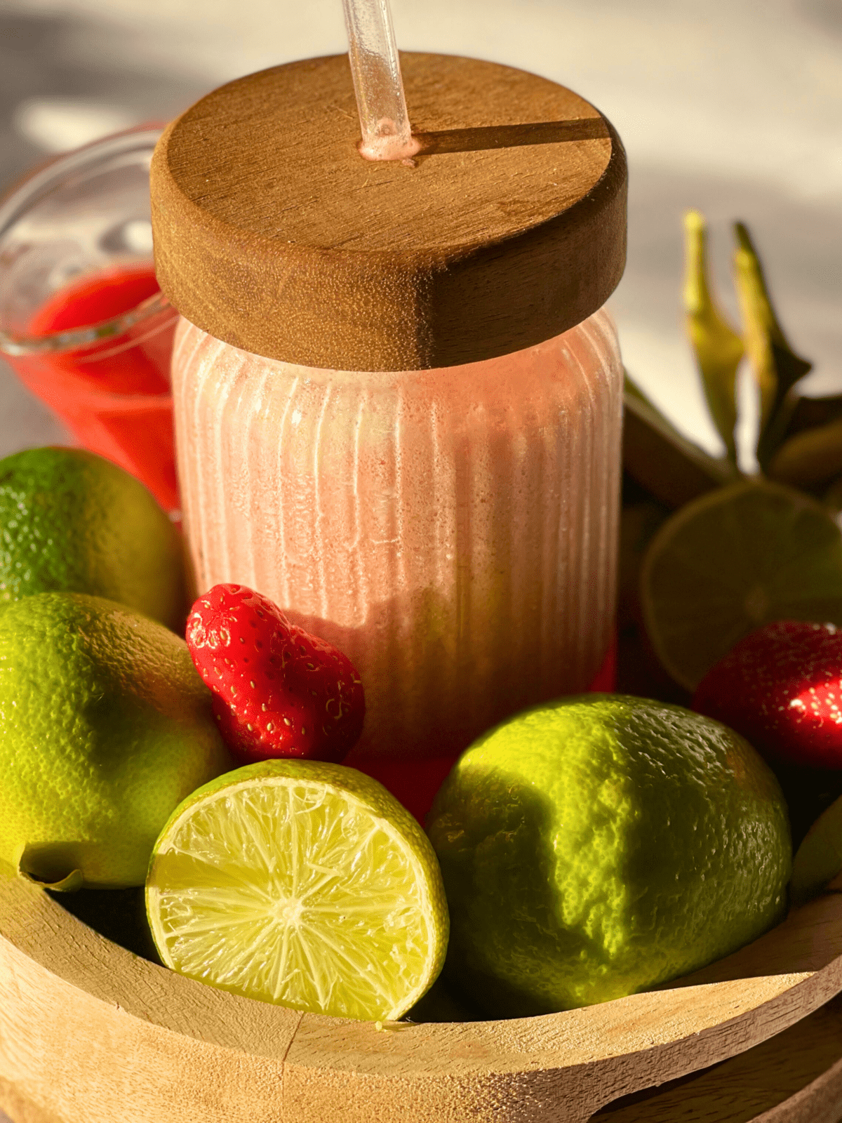 Citronnade : Citrons Verts & Fraises - Deliciously Home